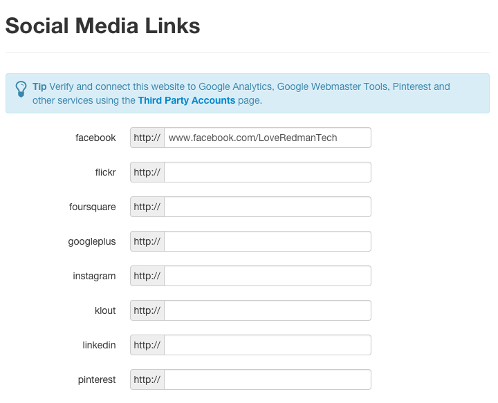 How Do I Connect my Social Media Accounts to my Website? – Redman Knowledgebase